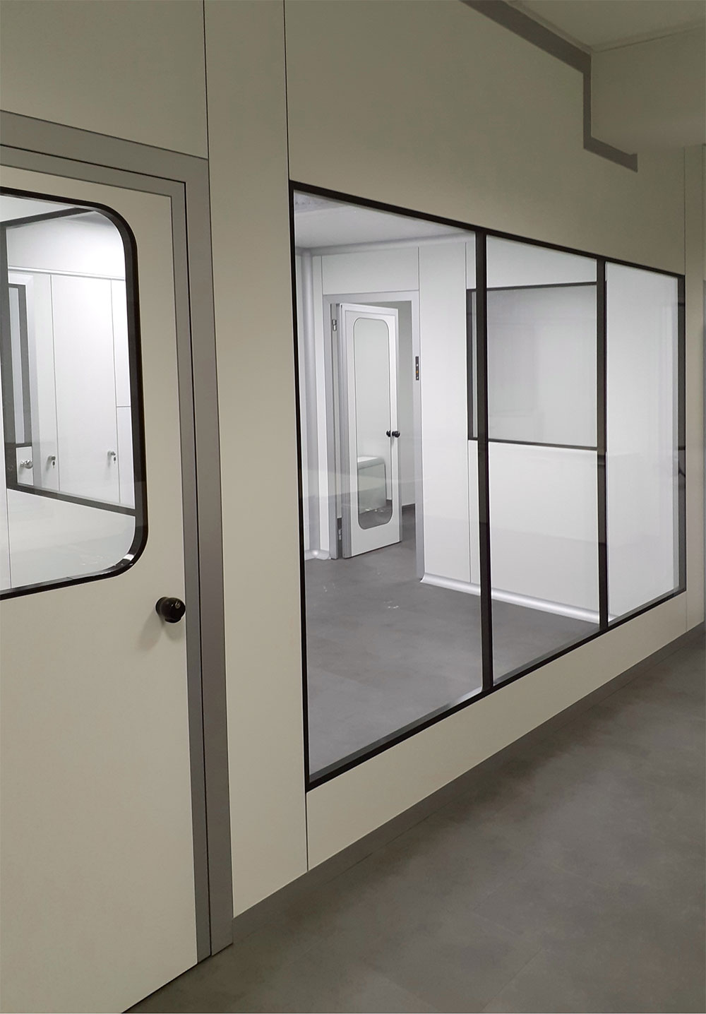 Glazed Wall Panels - Cleanroom